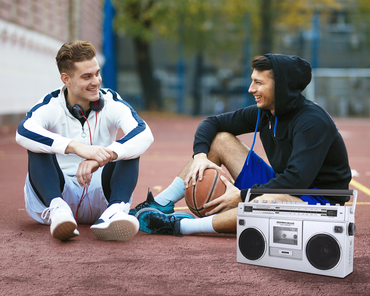 ION Boombox Deluxe Bluetooth Speaker- Retro Cool - Frosted Moms