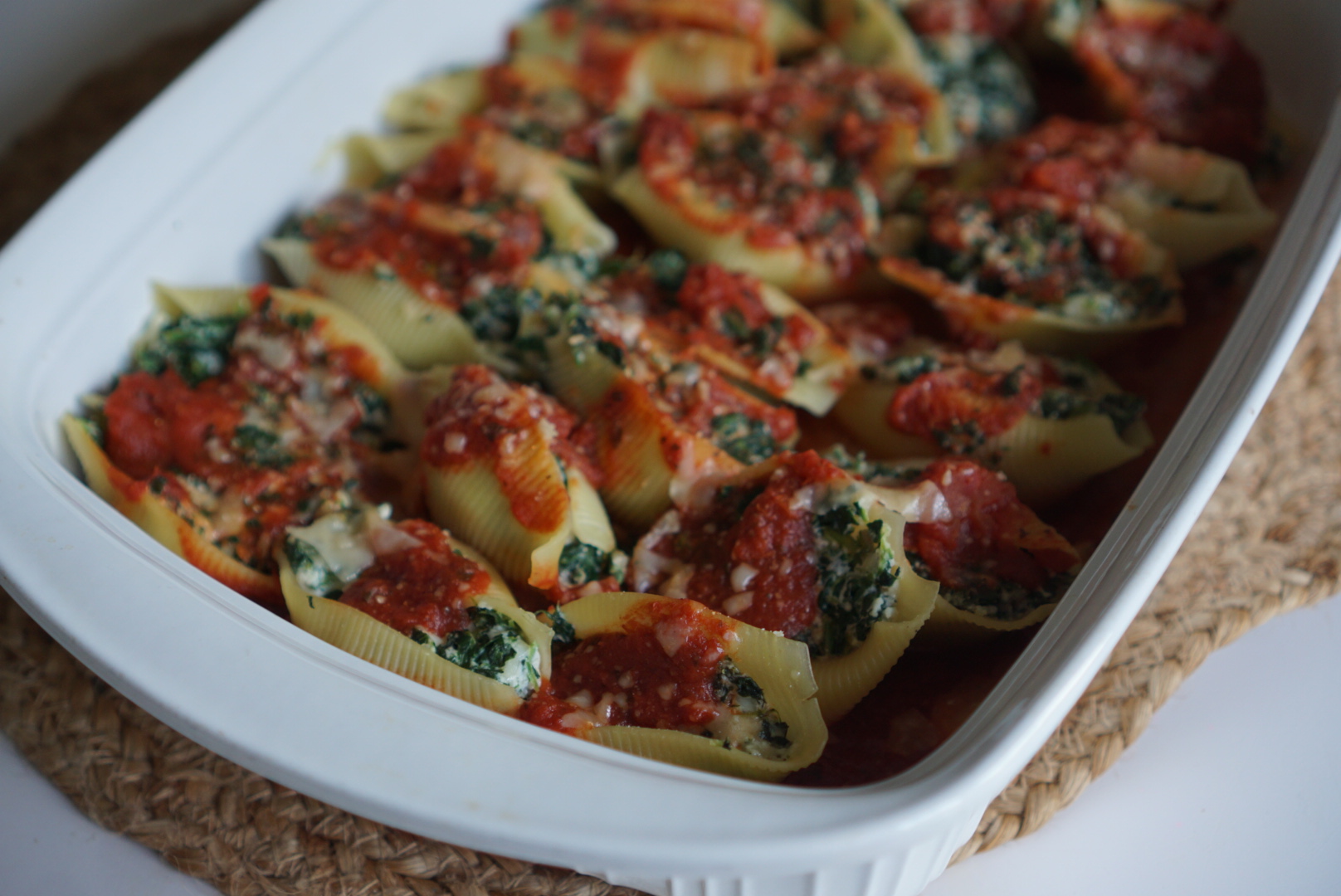 Healthy Stuffed Shells Recipe - Pasta Dishes - Frosted Blog