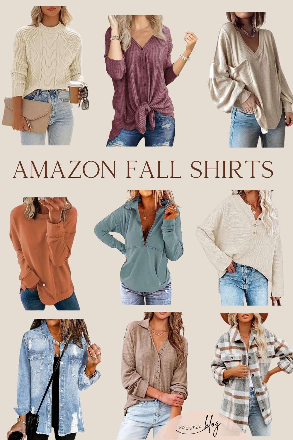 Amazon Fall Shirts for Women - Frosted Blog